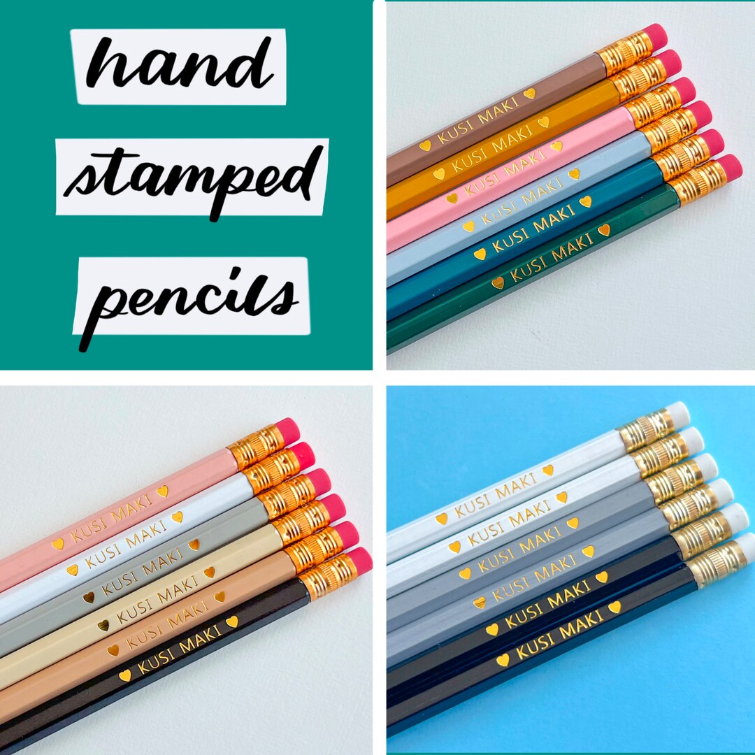 Back to School, Custom Pencils, Personalized Pencils, Student Gift ...