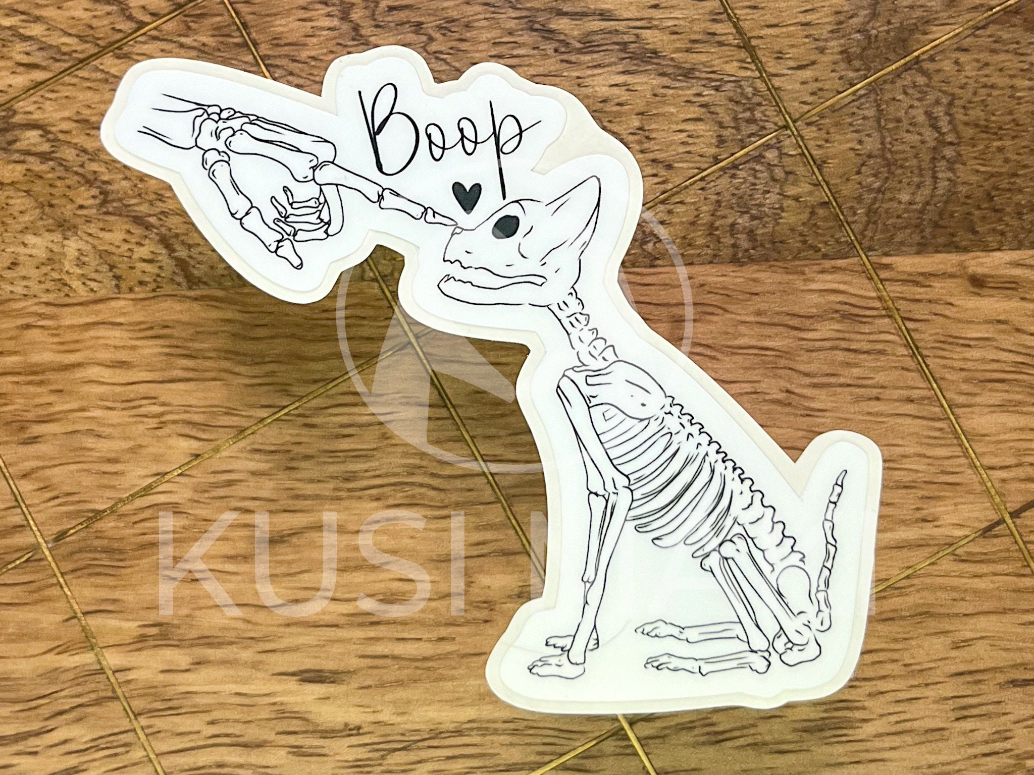 Boop Sticker, Skeleton Sticker, Cat Sticker, Funny Sticker, Laptop ...