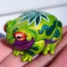 Frogoyle Gargoyle Pacman Frog Figure Hand Painted Resin Frog - Etsy