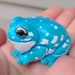 Strawberry Pineapple Pacman Frog Figure Realistic Handpainted Resin ...