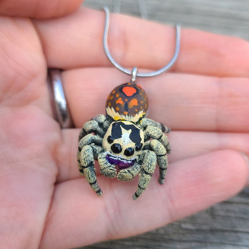 Spider Necklace - Etsy