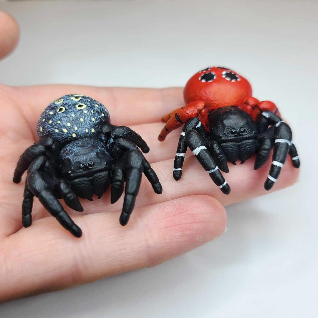 Velvet Spider Figure - Eresus Walckenaeri Ladybird Spider - Hand ...