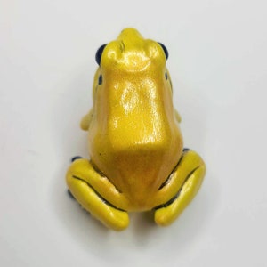 Golden Dart Frog- Hand Painted Resin Frog Figurine - Etsy