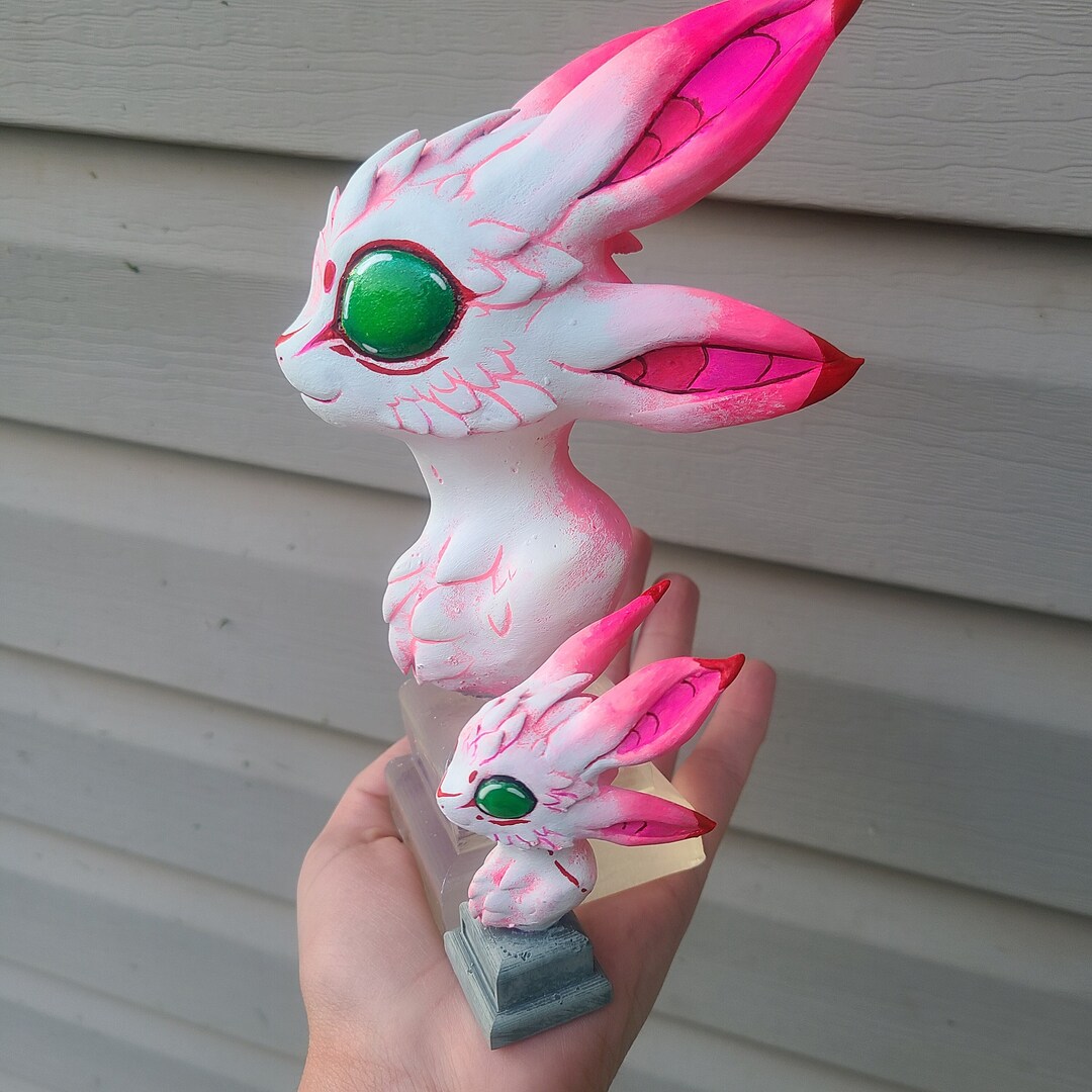 Custom Avali Bust Hand Painted Statue Based on Your OC Multiple Size ...