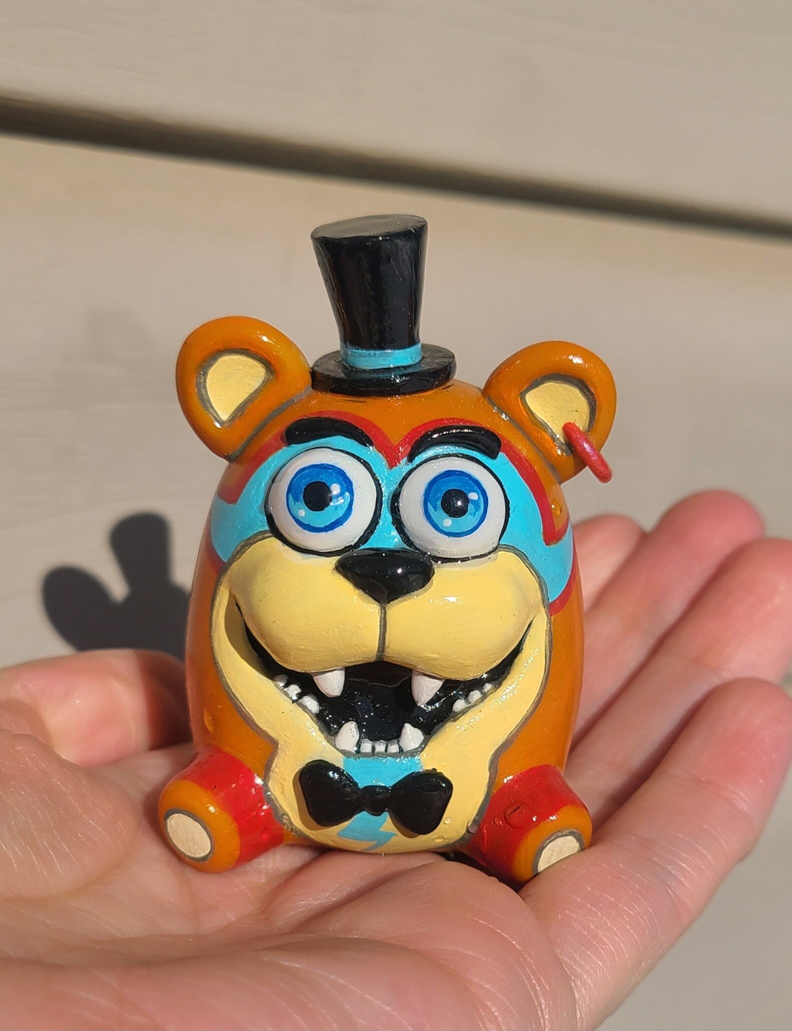 Glamrock Feddy Mini Resin Statue- Five Night's at Freddy's Security ...