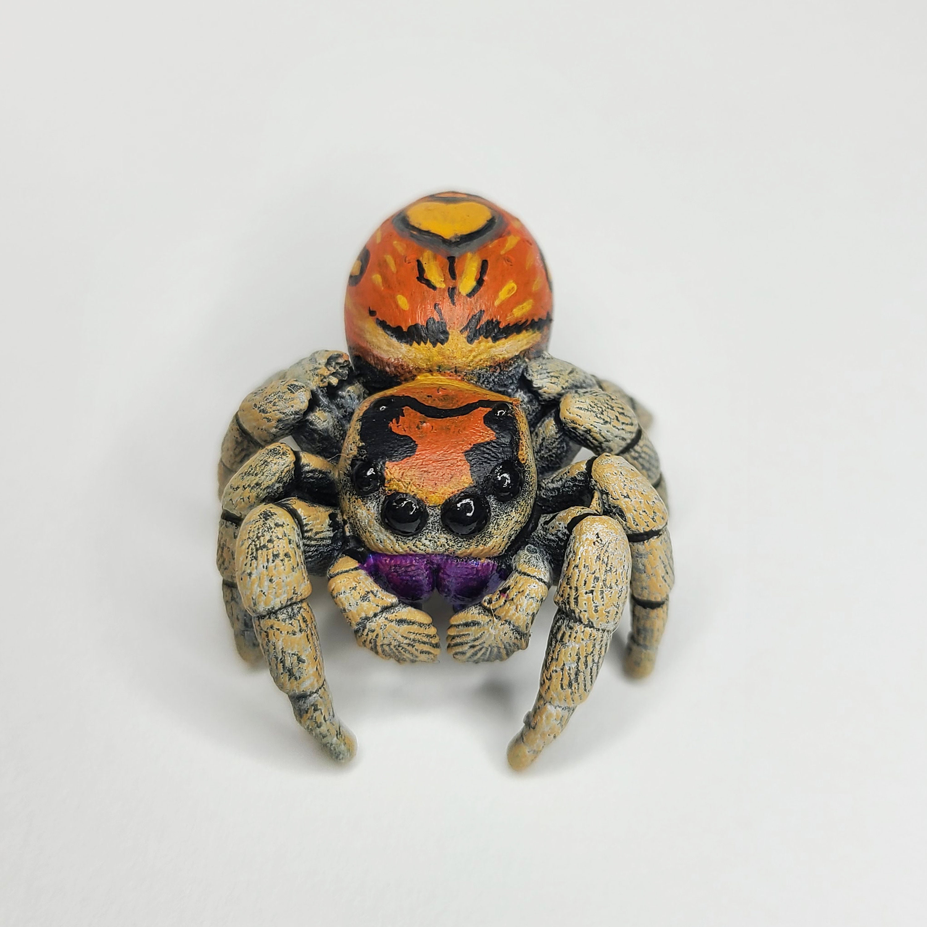 CUSTOM Jumping Spider Figure - Based on Your Photos - Hand Painted ...