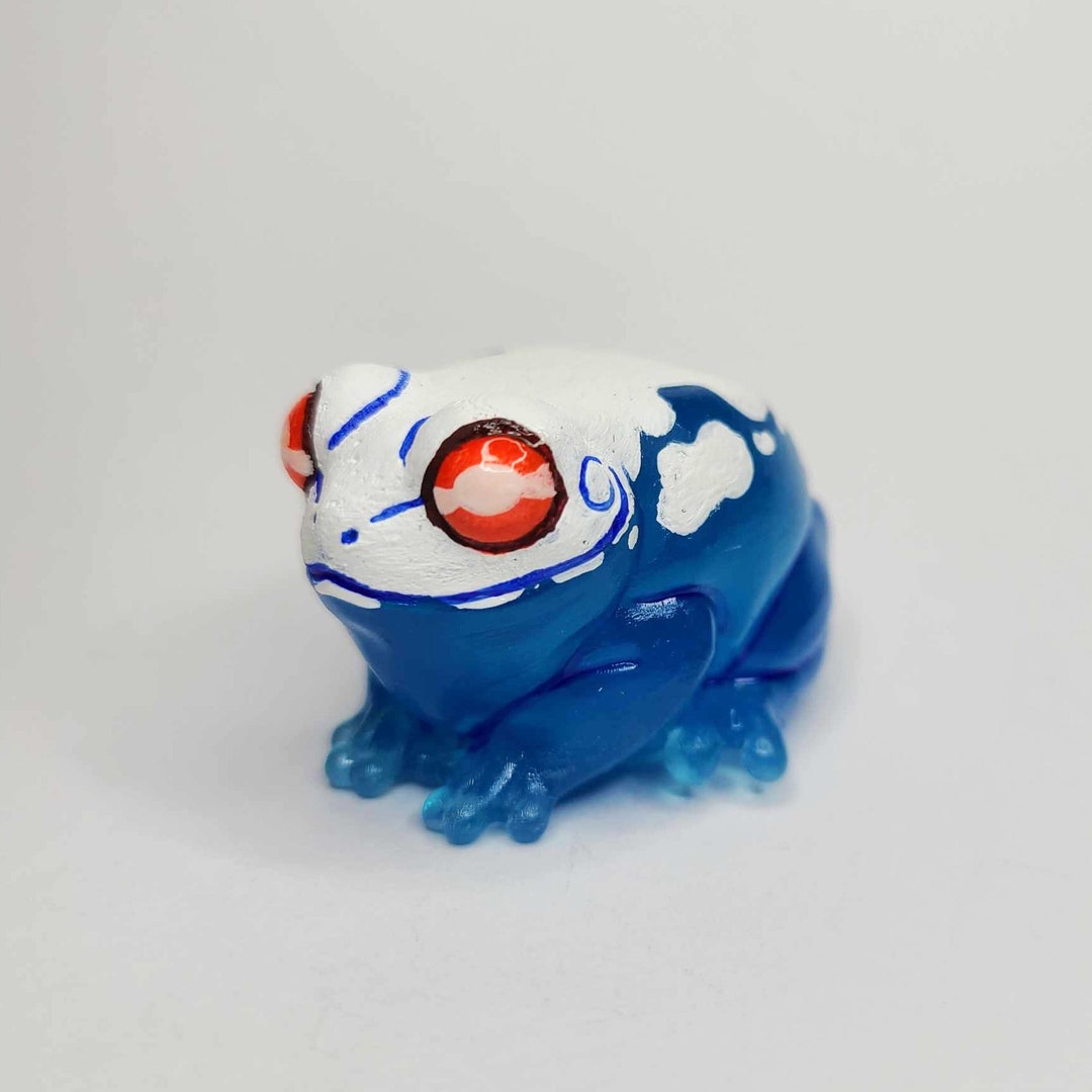 Ghost Tree Frog Friend- Hand Painted Resin Frog Figurine - Etsy