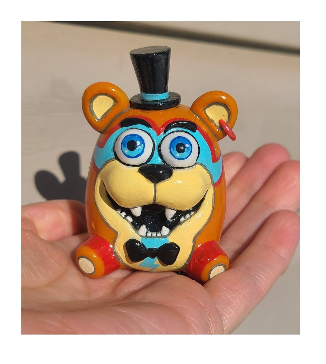 Glamrock Feddy Mini Resin Statue- Five Night's at Freddy's Security ...