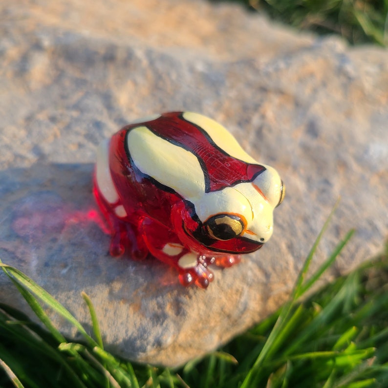 Clown Tree Frog Friend Hand Painted Resin Frog Figurine - Etsy
