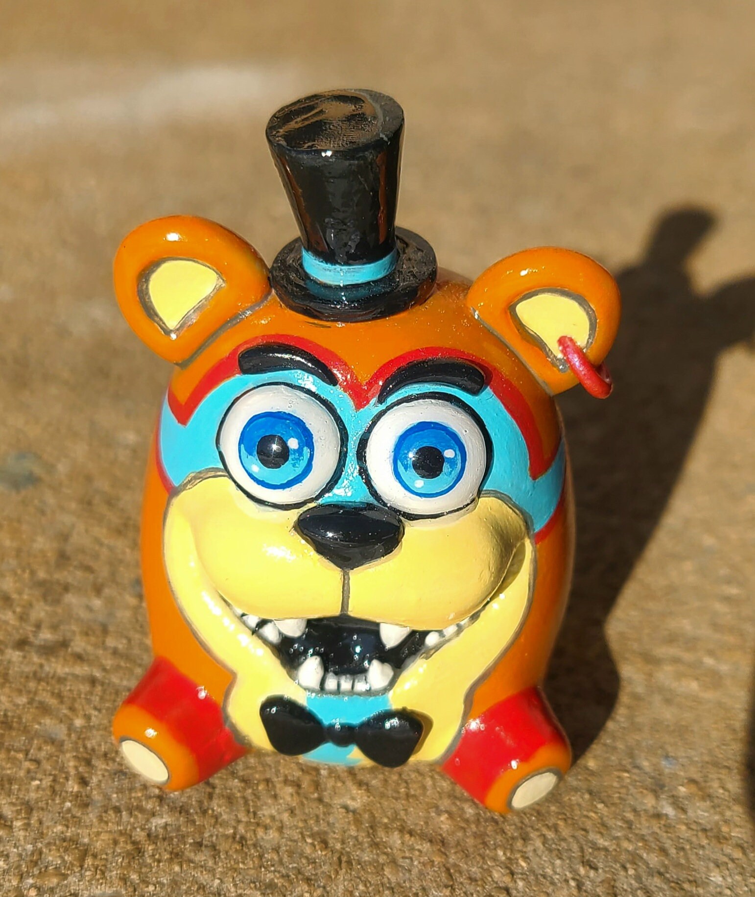 Glamrock Feddy Mini Resin Statue- Five Night's at Freddy's Security ...