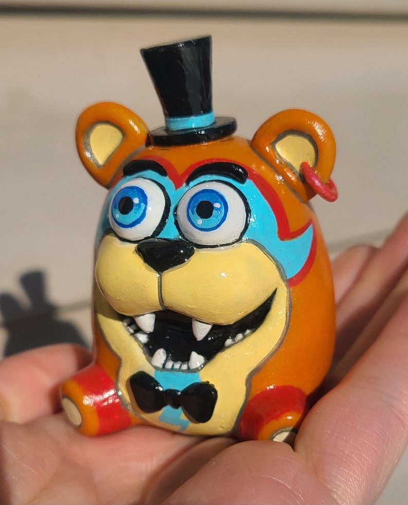 Glamrock Feddy Mini Resin Statue- Five Night's at Freddy's Security ...