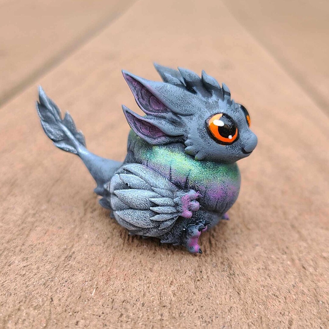 Pigeon Avali Borb - Hand Painted Resin Alien Space Bird - Etsy