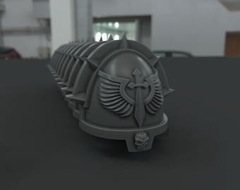 Dark Angels Shoulder Pads - Etsy