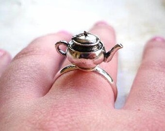 Teapot Ring | Etsy