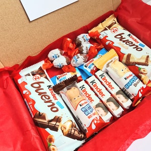 Kinder Bueno Chocolate Gift Box, Letterbox Chocolate, Kinder Chocolate ...