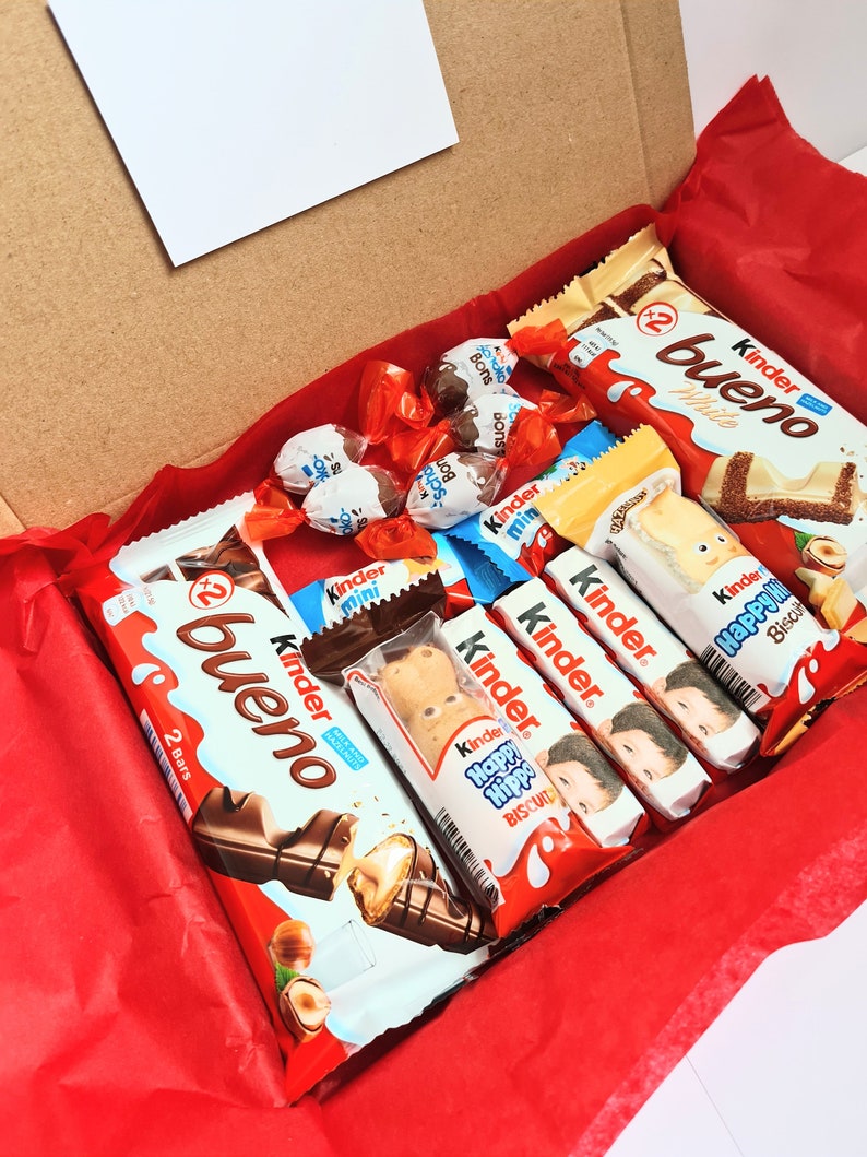 Kinder Bueno Chocolate Gift Box Letterbox Chocolate Kinder - Etsy