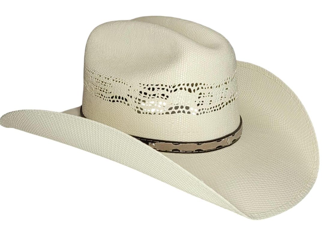 Bangora Cowboy Hat Old Murrieta Style White Straw Vaquero Sombrero ...