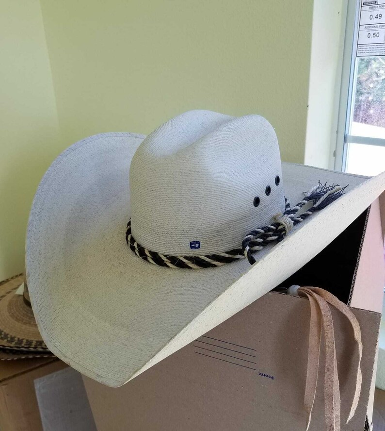 Palm Leaf Charro Cowboy Hat of Palm Tree Sahuayo Authentic - Etsy