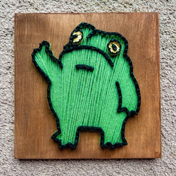 String of Frogs - Etsy