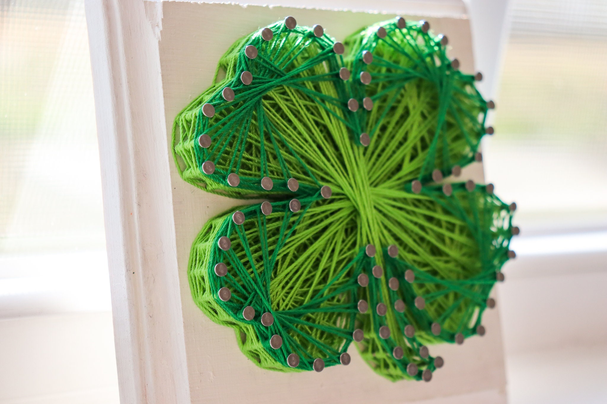 St. Patrick's Day Mini String Art Set. Clover, Leprechaun, Rainbow Nail ...