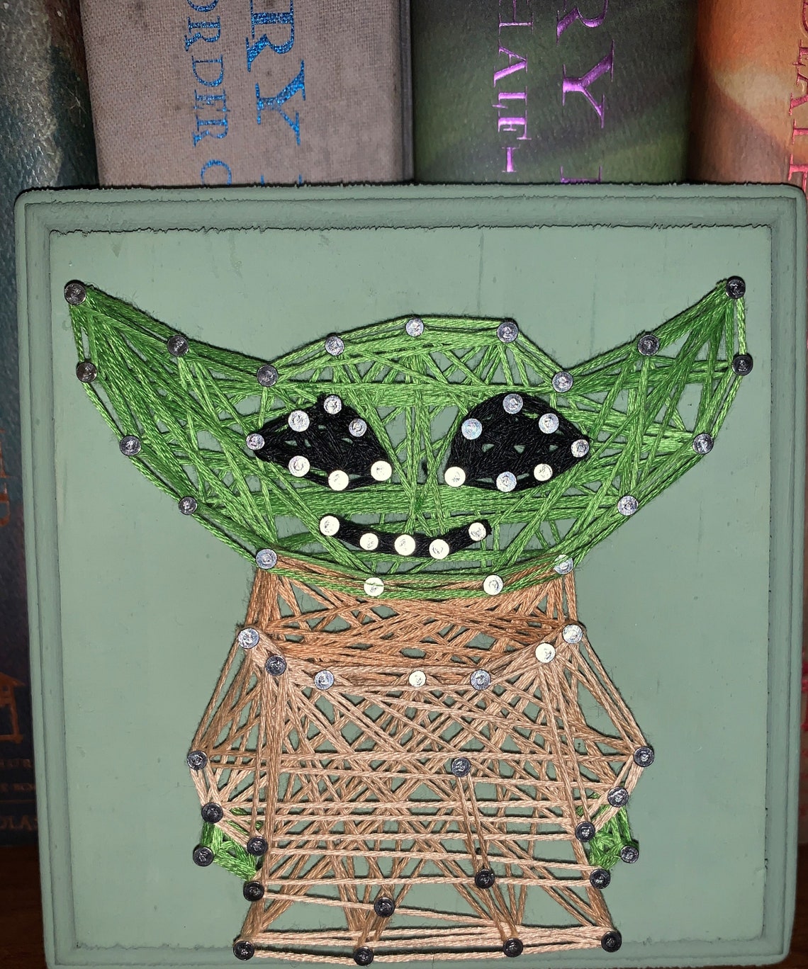 BABY YODA String Art. Star Wars. Mandalorian. Mini String Art. - Etsy