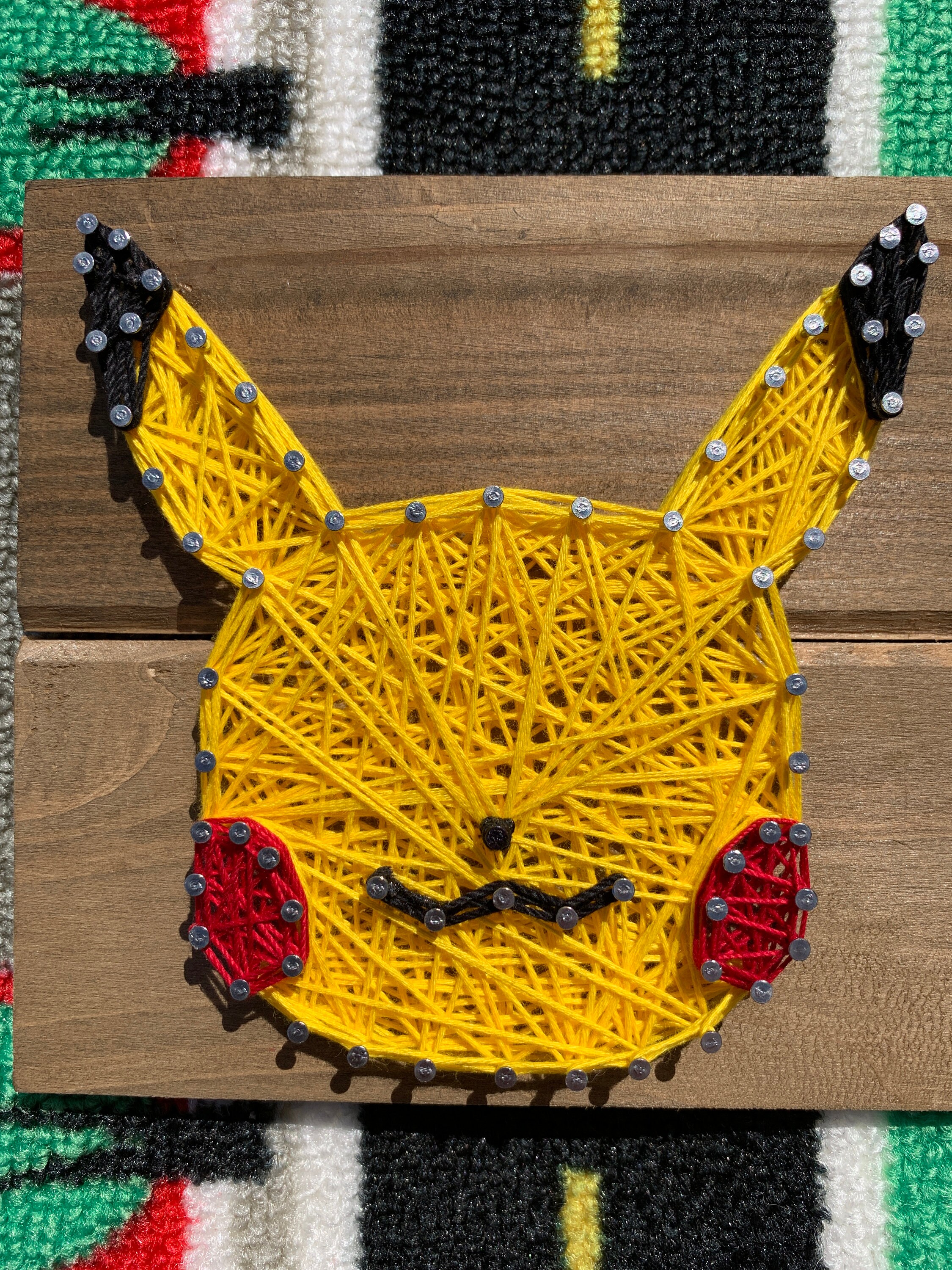 Pokémon Personalized Kids Name Pikachu String Art. Kid's - Etsy.de
