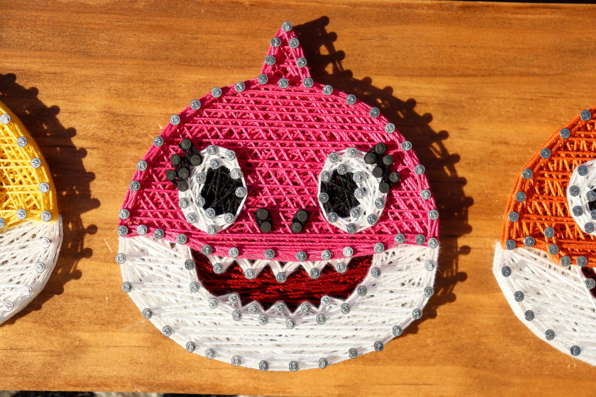 BABY SHARK Family String Art. Pink Fong. Baby Shark. Kid's - Etsy Australia