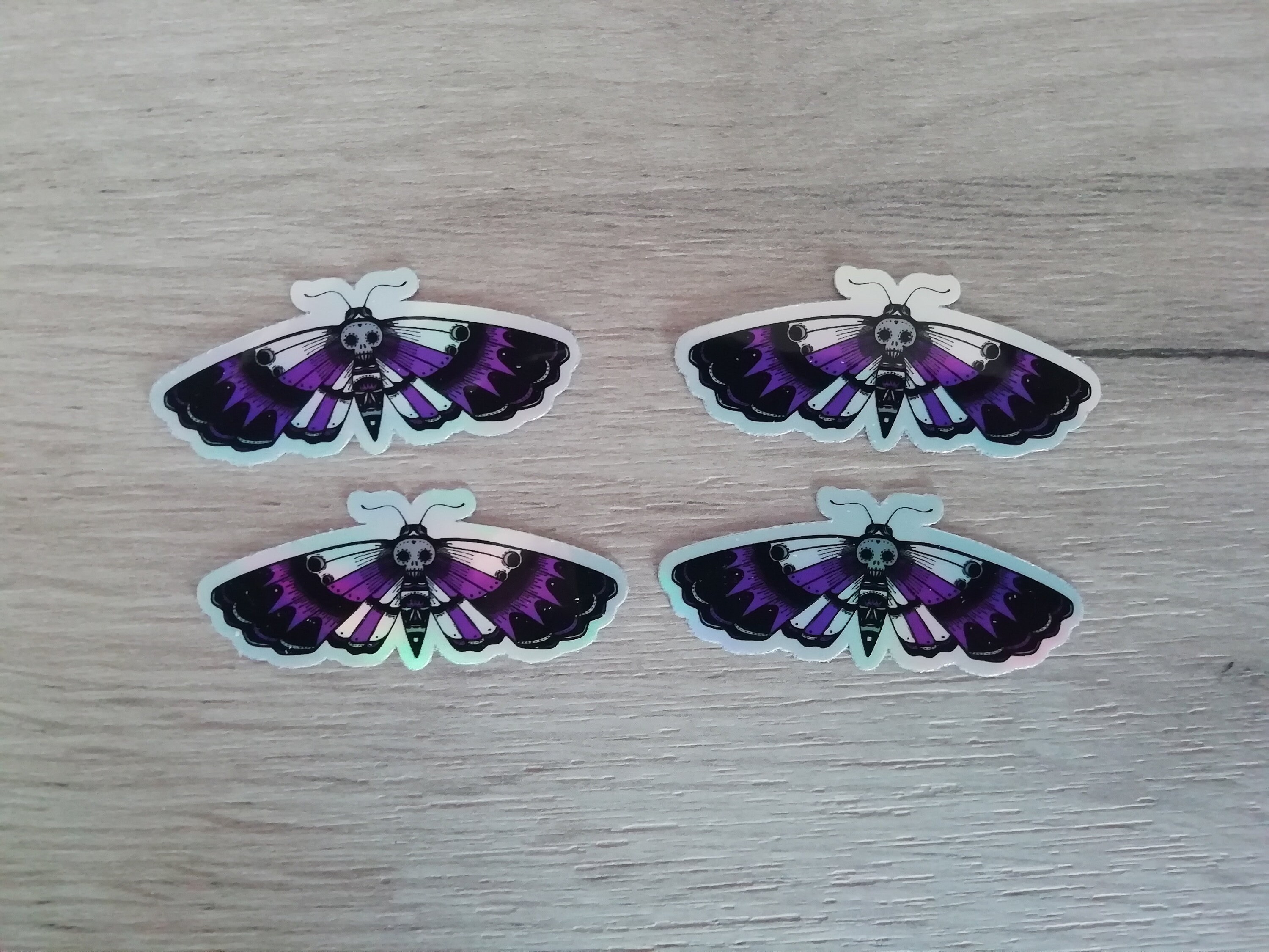 Paper & Party Supplies Stickers Asexual Pride Moth sticker Paper etna ...