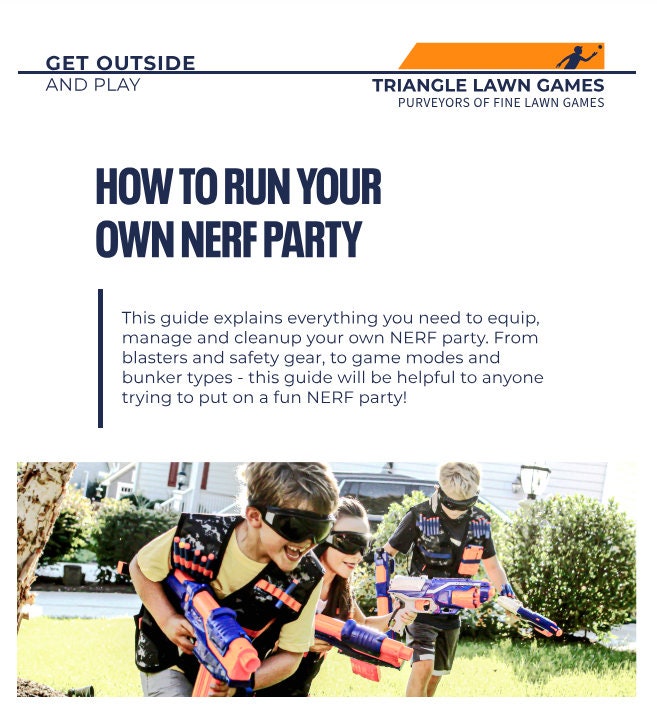 NERF Party Guide – DIY Games, Equipment, and Venue (digital Download ...