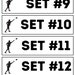 Printable Number Board Cards for Cornhole Tournament - Includes for up ...