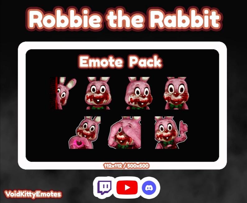 Robbie the Rabbit Emotes | Silent Hill 3 | Dead by Daylight | Twitch ...