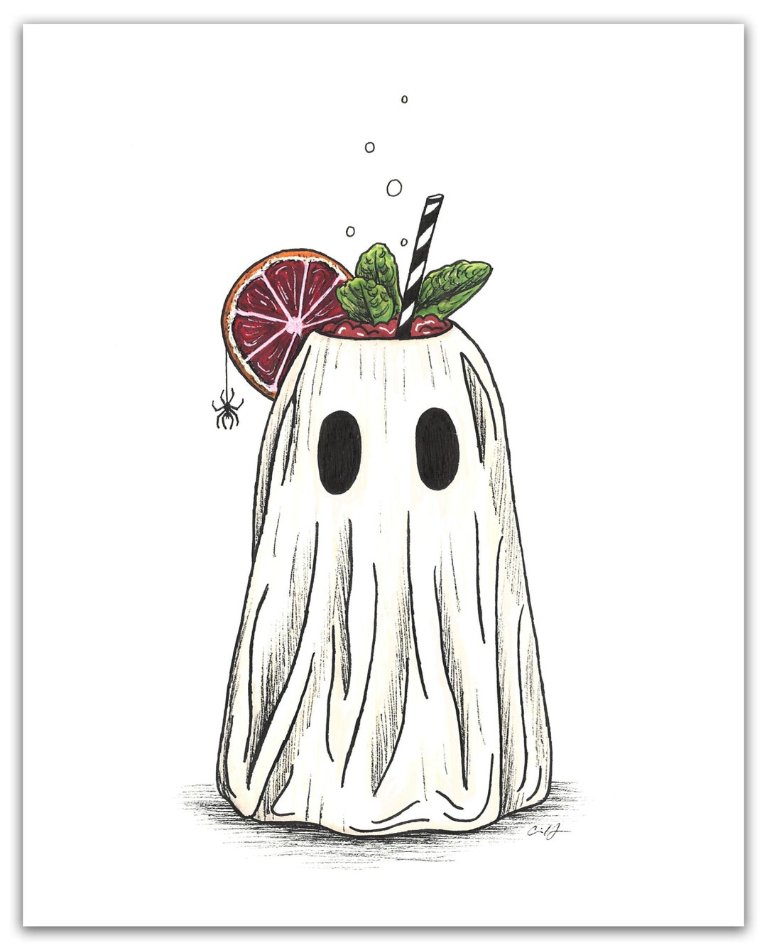 Halloween Tiki Art Prints - Tiki Artwork - Gothic Tiki - Tropical ...