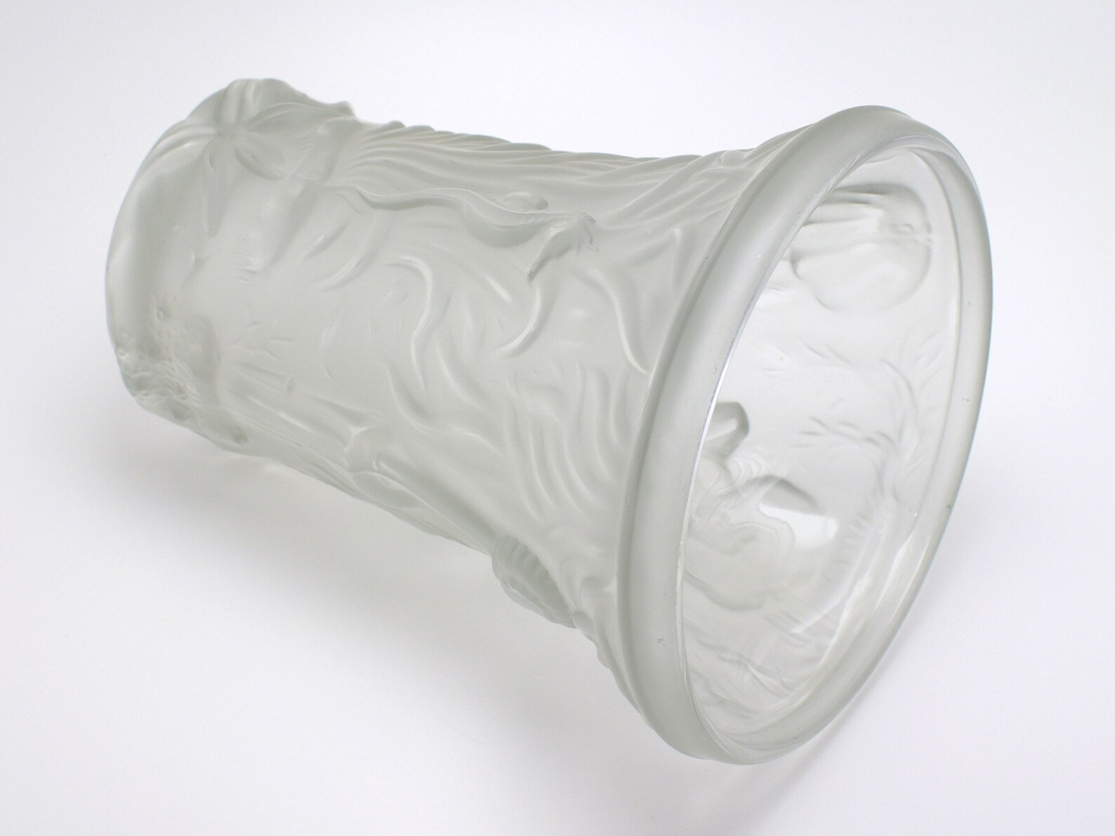 Czech Glass Vase Barolac Inwald, Marine Life, Designed by Rudolf ...