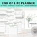 Fillable End of Life Planner Beneficiary Info Last Wishes - Etsy Canada
