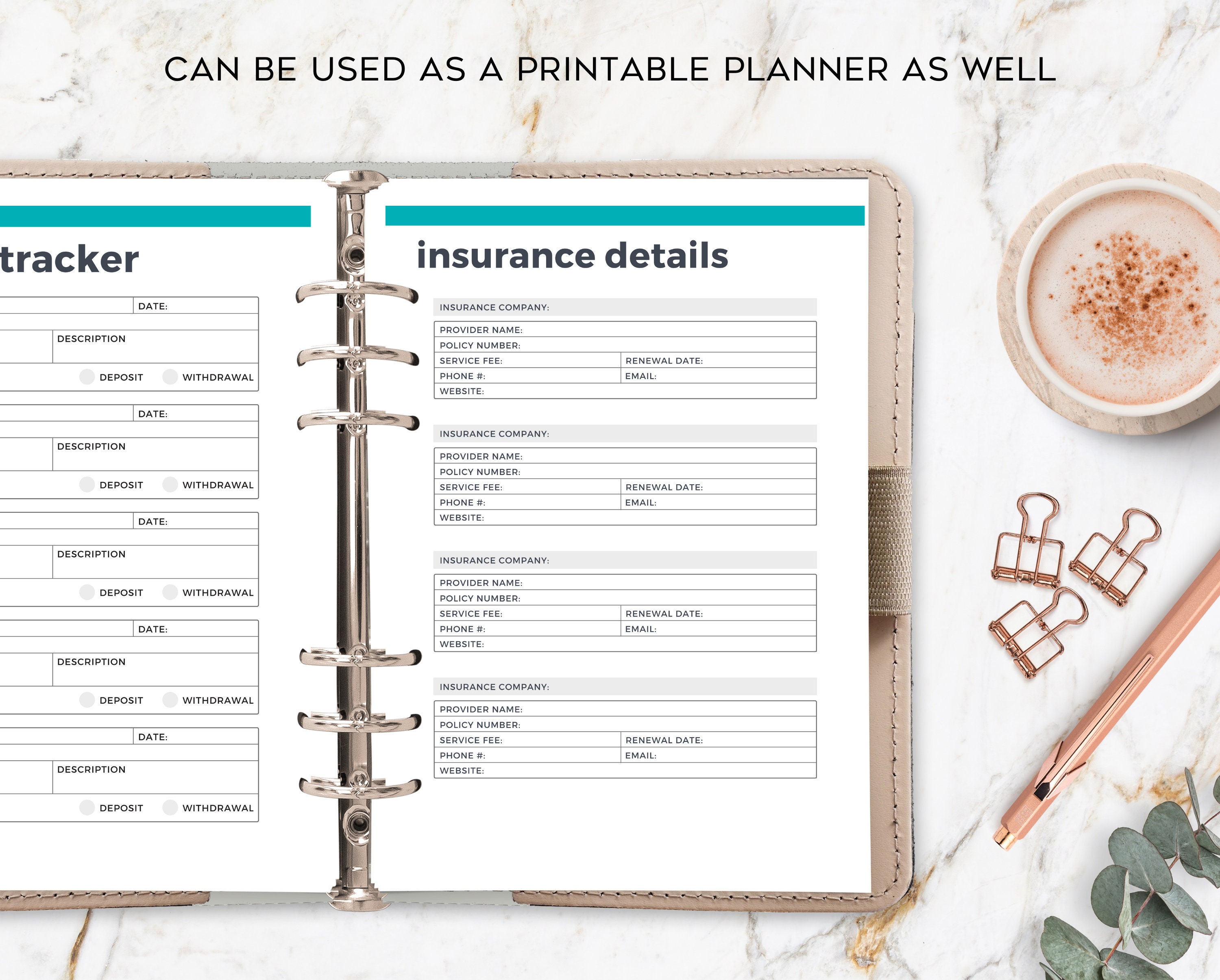 Rental Property Management Planner Editable Rental Property - Etsy