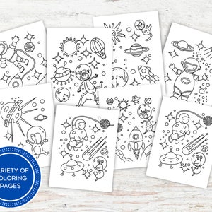 Space Activities for Kids, Outer Space Coloring Pages, Space Birthday ...