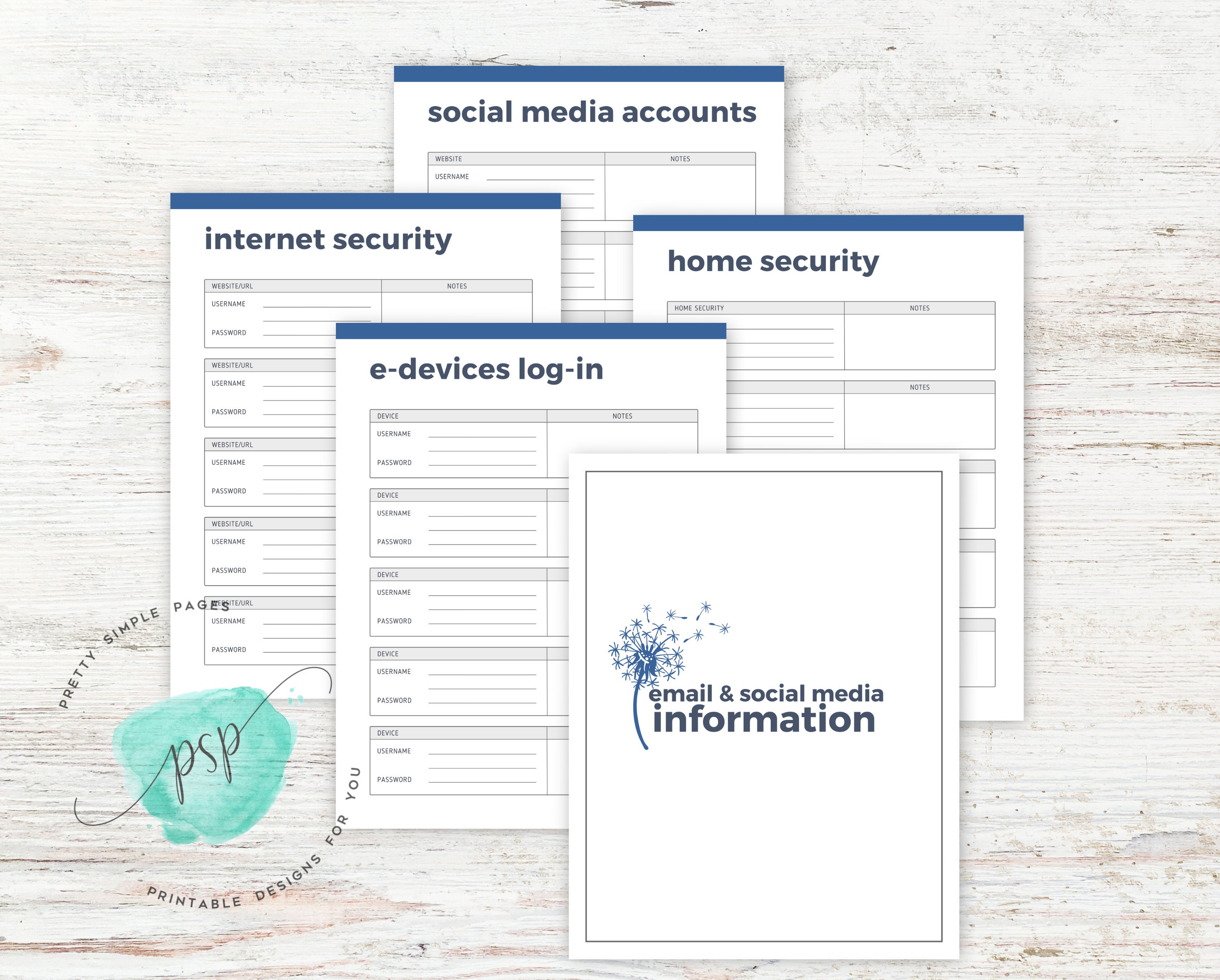 End of Life Planner Printable, Beneficiary Info, Last Wishes Planner ...