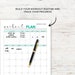 Workout Fitness Planner Printable and Editable PDF, Fillable Exercise ...