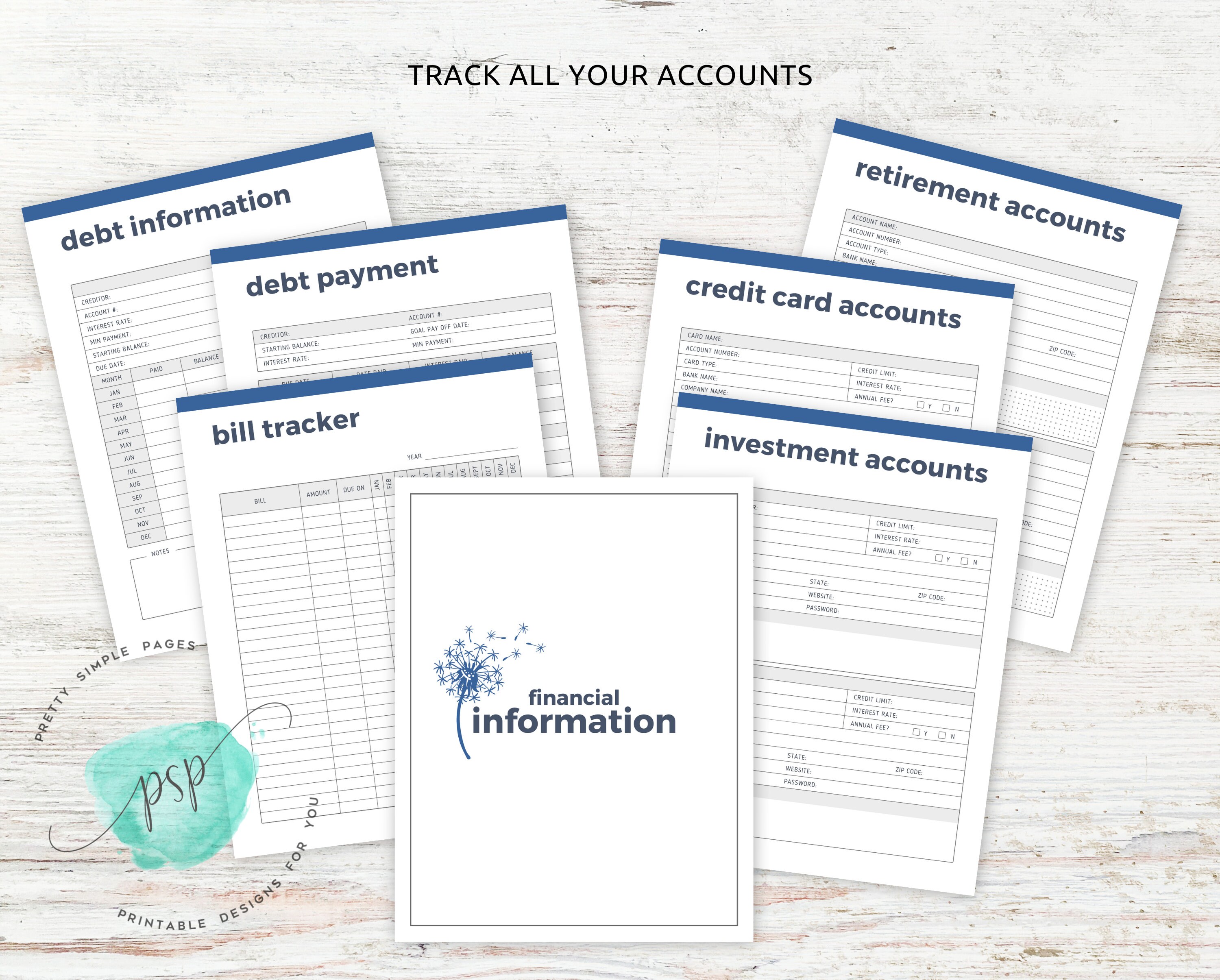 End of Life Planner Printable, Beneficiary Info, Last Wishes Planner ...