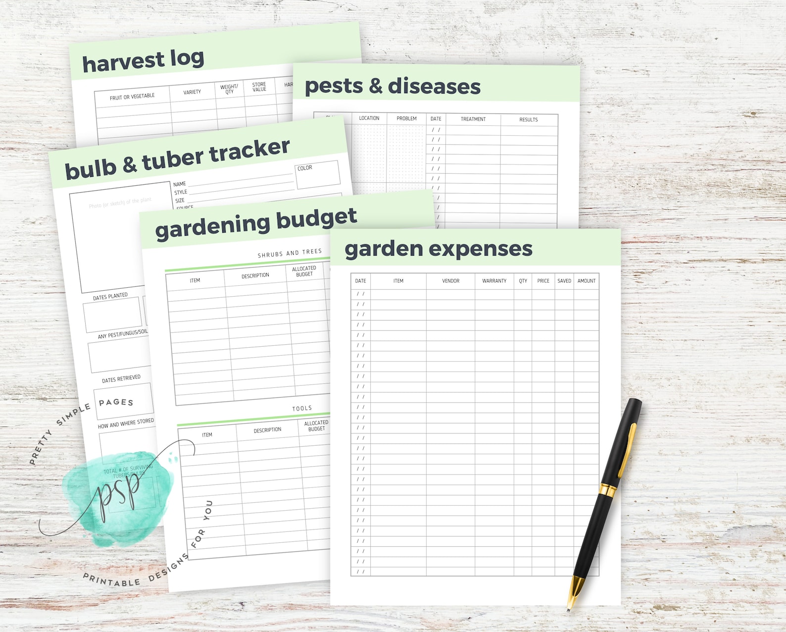 Garden Planner Printable, Gardening Log, Garden Journal, Gardening ...
