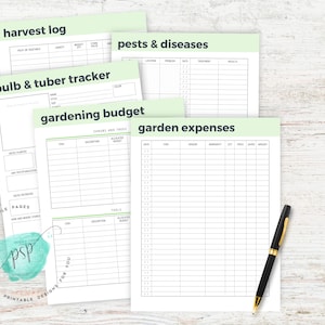 Garden Planner Printable, Gardening Log, Garden Journal, Gardening ...