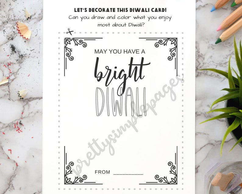 Diwali Coloring Pages, Diwali Gift for Kids, Diwali Craft, Diwali ...