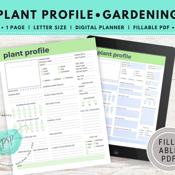 Plant Profile - Etsy