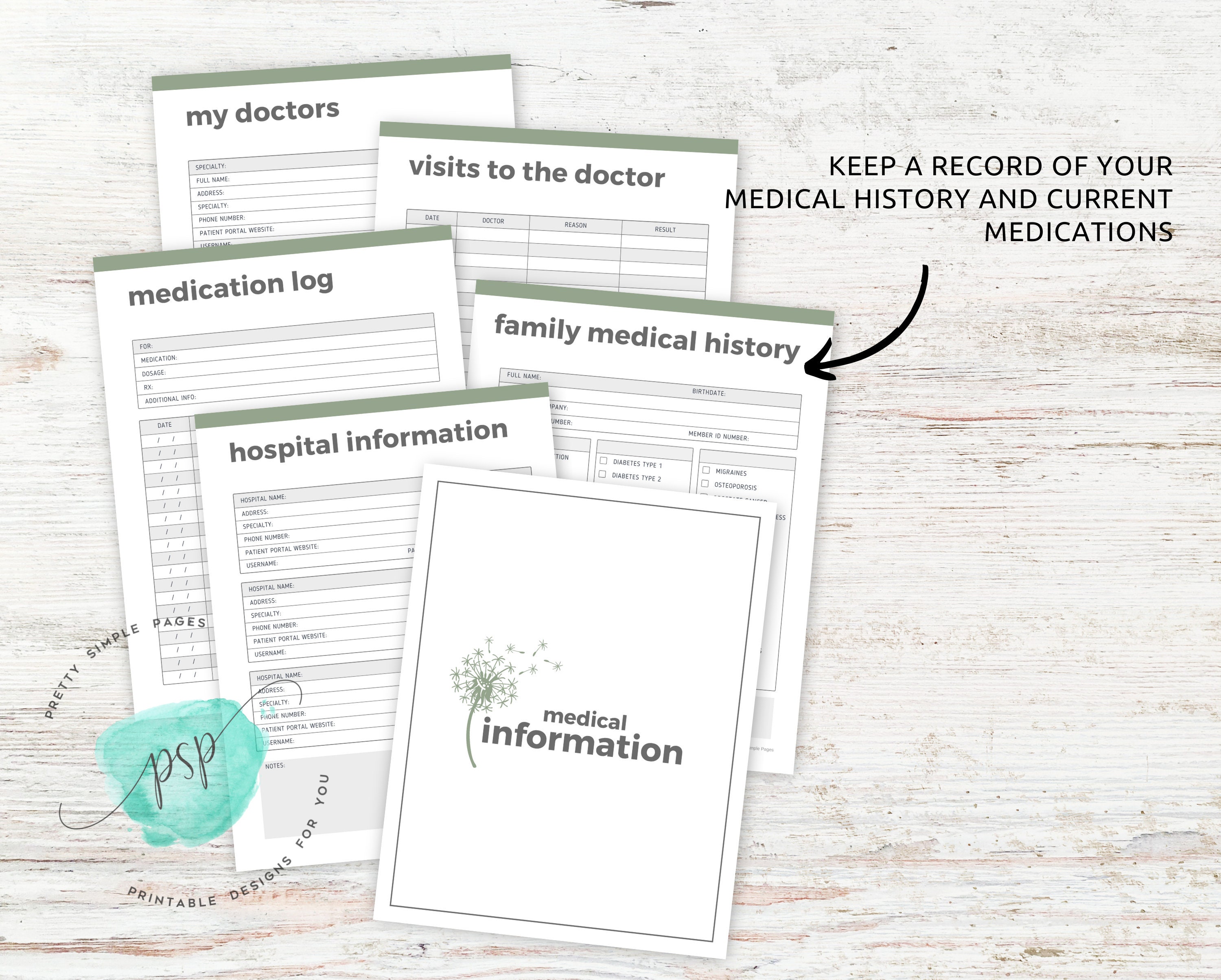 Fillable End of Life Planner Beneficiary Info Last Wishes - Etsy Canada