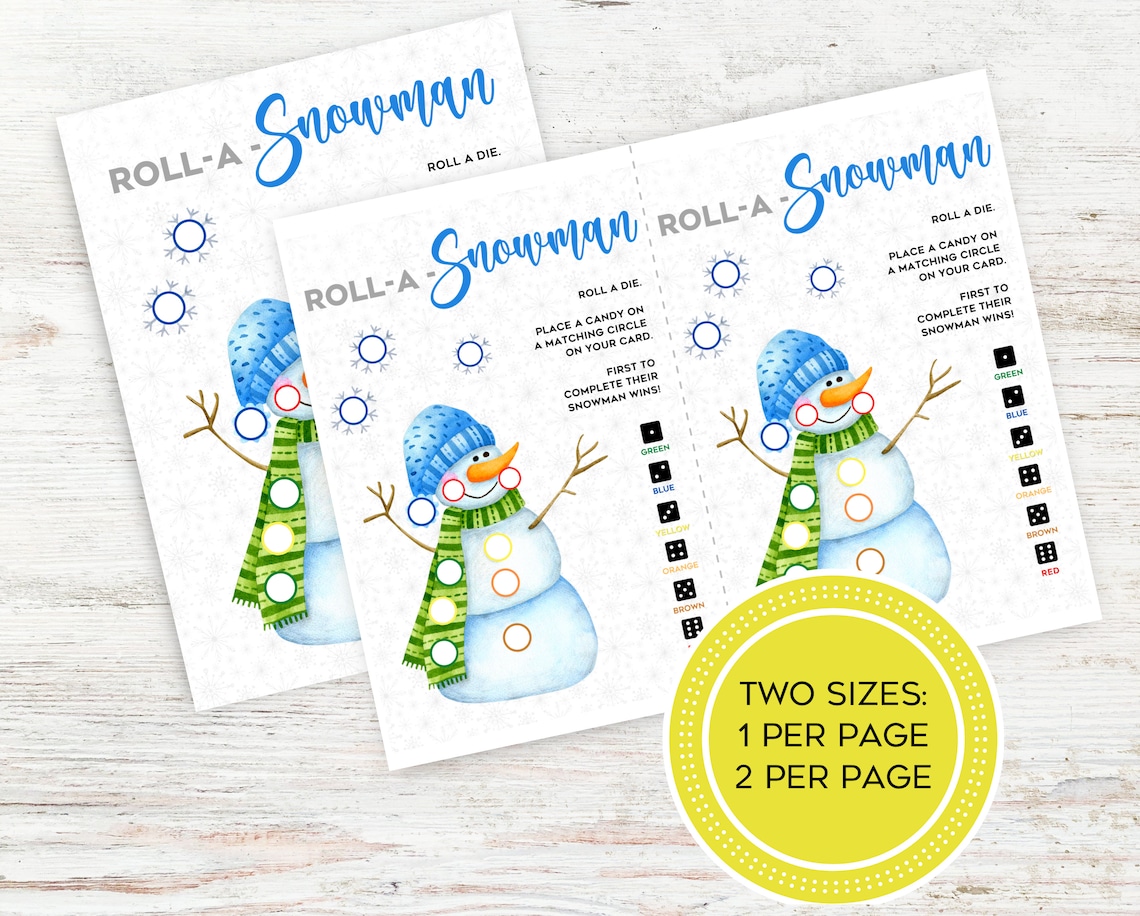 Holiday Dice Game Bundle Roll A Tree Christmas Game Roll A | Etsy