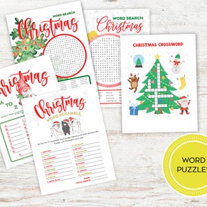 Christmas Games Activities Printable, Christmas Coloring, Letter to ...