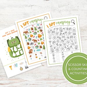 Camping Activities and Games for Kids, Camping Coloring Pages, Camping ...