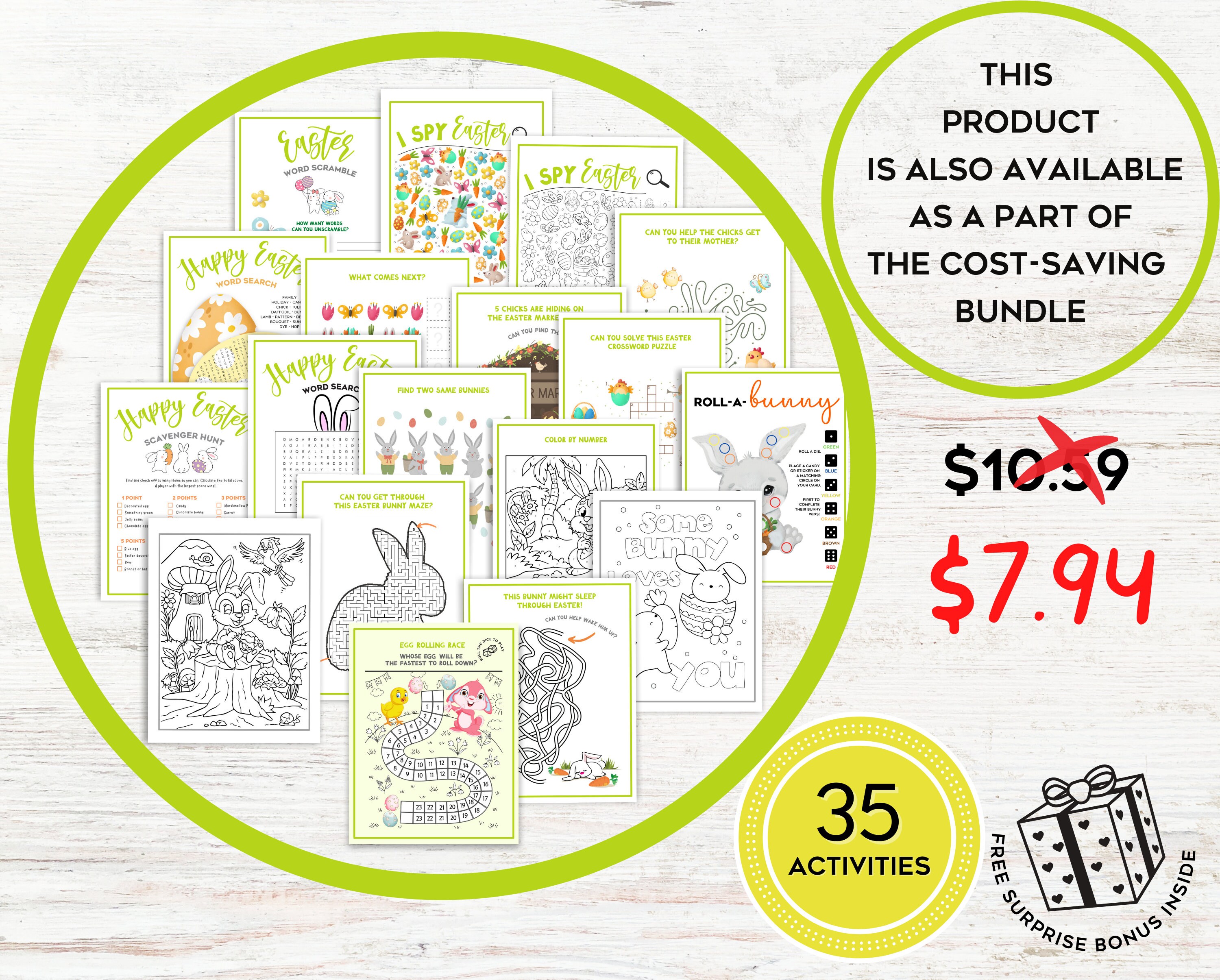 I Spy Easter, Easter Coloring Page, Easter Activities for Kids, I Spy ...