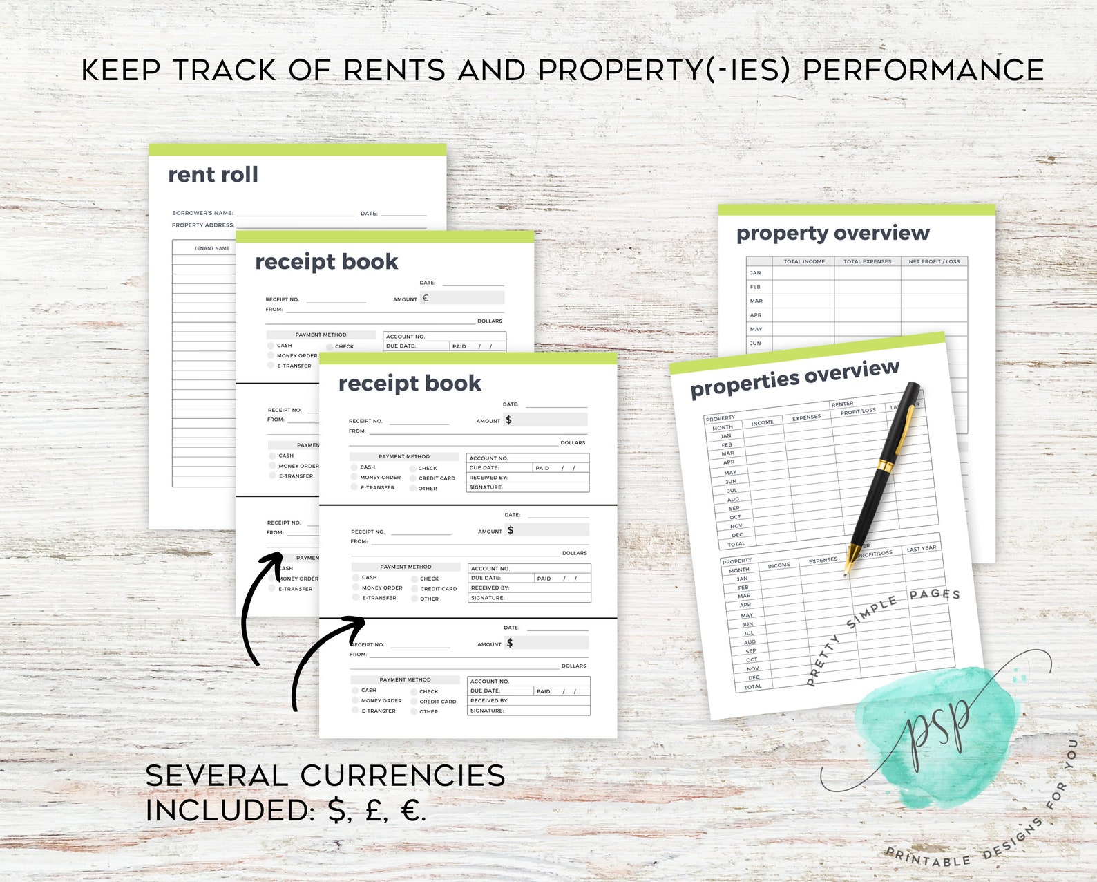 Rental Property Management Planner Printable Rental Property - Etsy