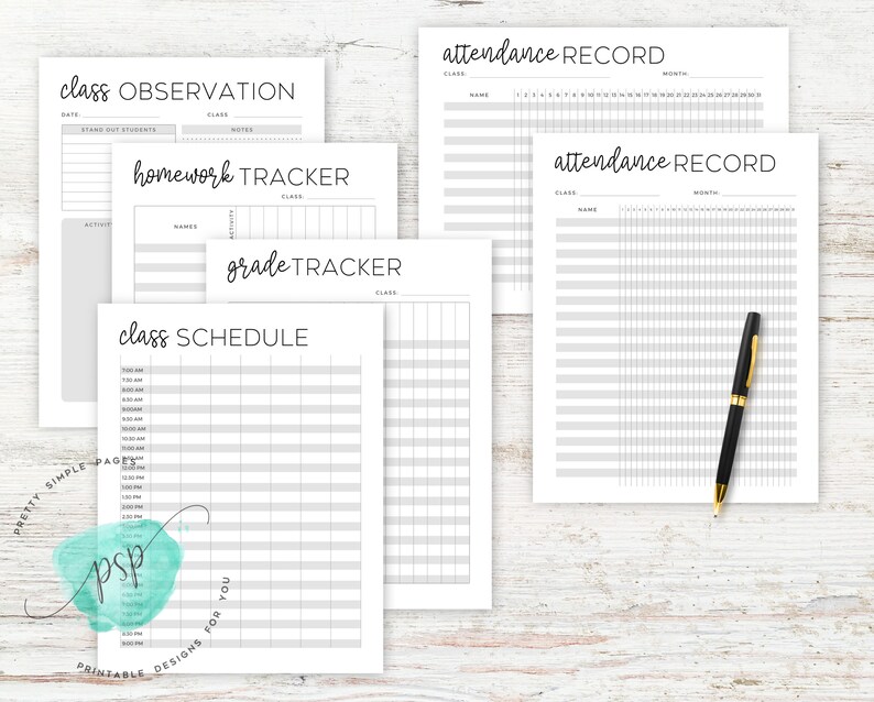 Teacher Planner 2022-2023 Printable, Lesson Planner, Teaching Planner ...
